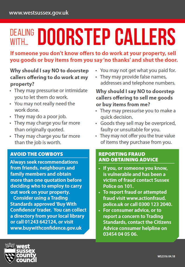 Safe:Space Sussex - Fraud